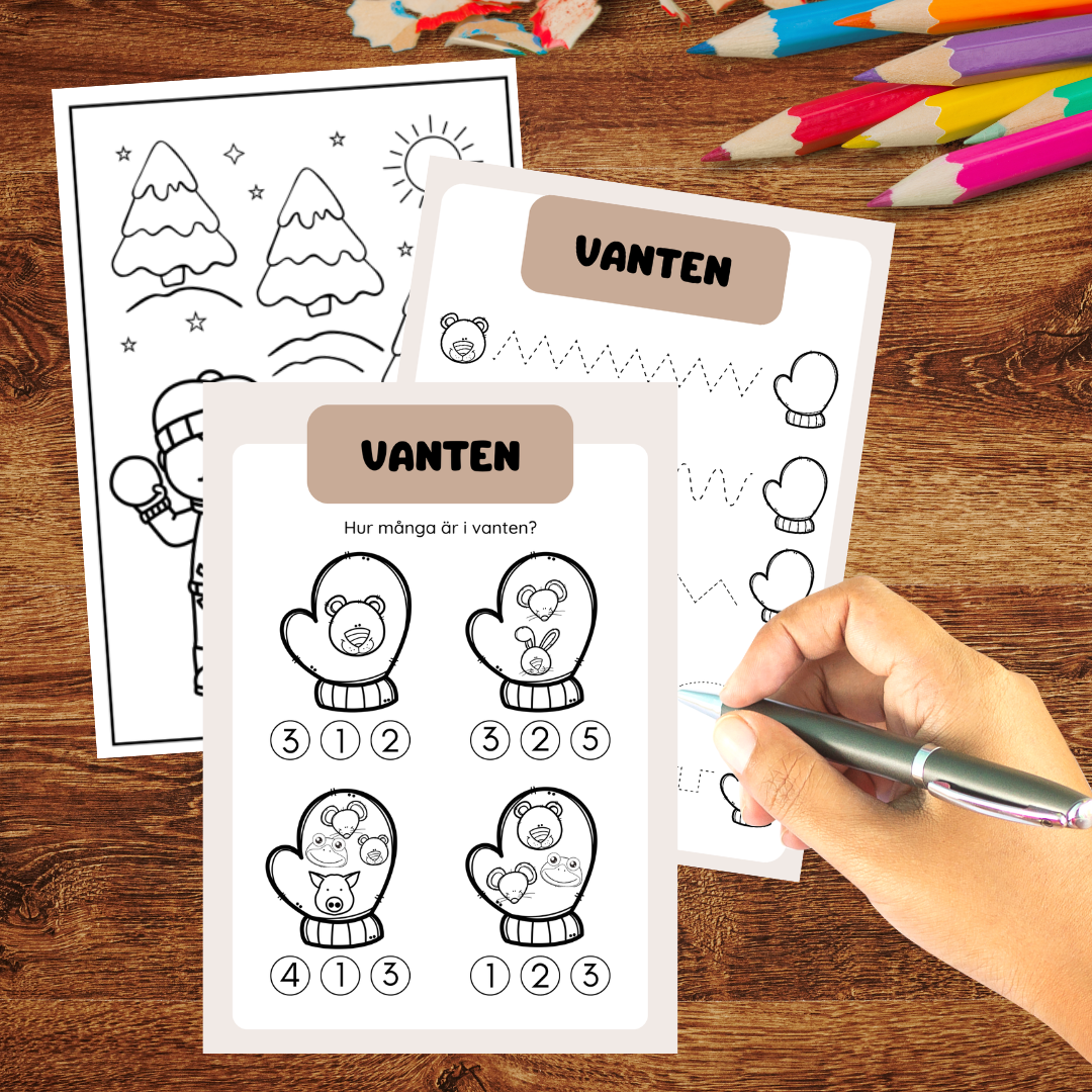 Sagan om Vanten - målarbilder och knep och knåp – Fröken Ljusta